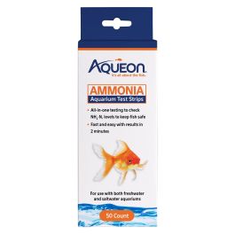 Aqueon Ammonia Aquarium Test Strips - 50ct | Big Al's